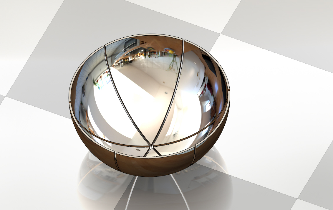 Como Planificar uma Semi-Esfera - SolidWorks 2010 - Render Respostas